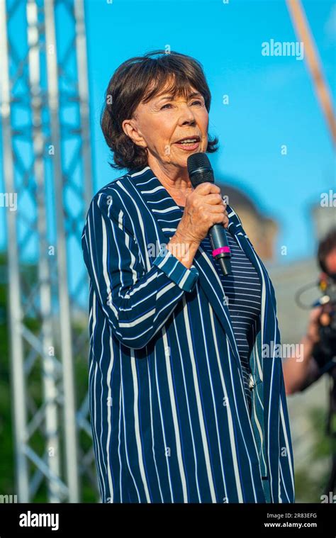 9 June 2023 Belgrade Serbia The Actress Seka Sabljic Addressed The