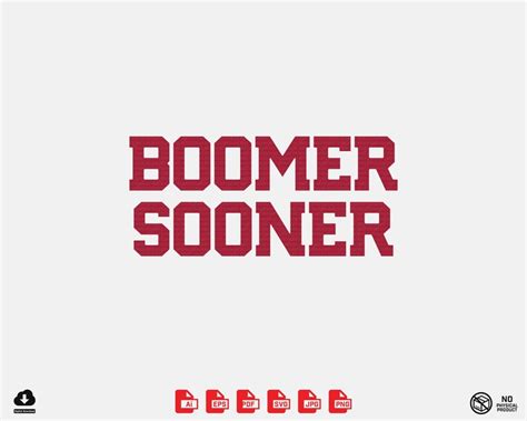 Boomer Sooner Vector Ai Eps Svg Pdf And Image  Png Etsy