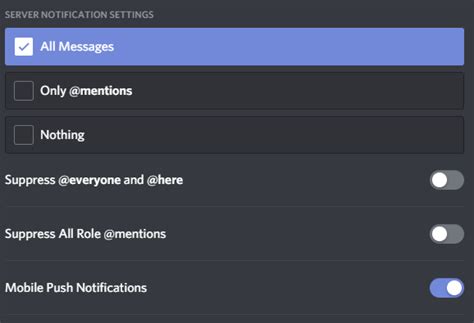 Optional Pings Discord