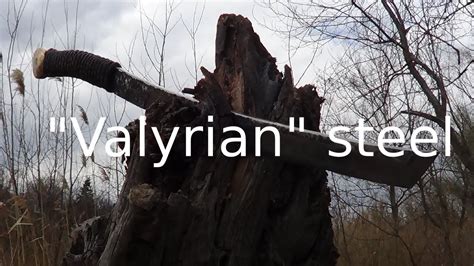 Тесты. "Валирийская" сталь - ручная ковка. "Valyrian" steel. DIY. - YouTube