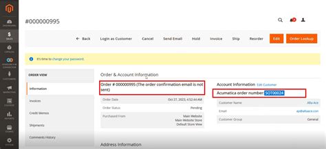 Orders In Acumatica And Sync With Magento Kensium Products Documentation