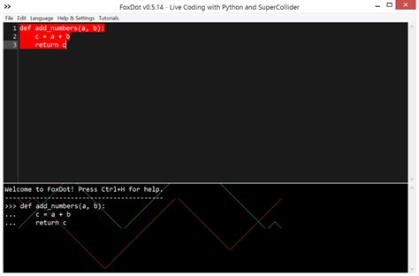 Making Your First Sounds Foxdot Live Coding With Python