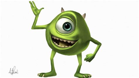 Mike Wasowski Monsters Inc Painting By Arthurforzus On DeviantArt