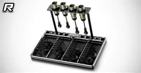 Red RC Hudy Off Road Diff Shock Absorber Alloy Tray