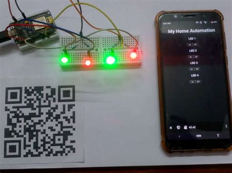 QR Code Based Light Control Project