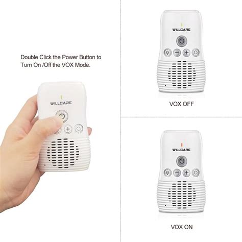 2 4Ghz Wireless Small Portable Audio Baby Monitor Vicedeal