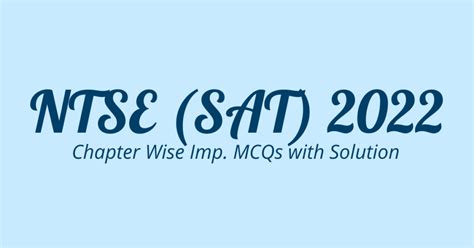 Ntse 2022 23 The Education Planet