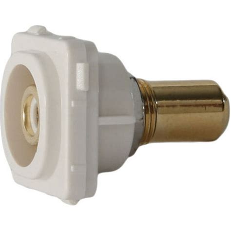 White Rca Flush Socket Insert Clipsal® Compatible