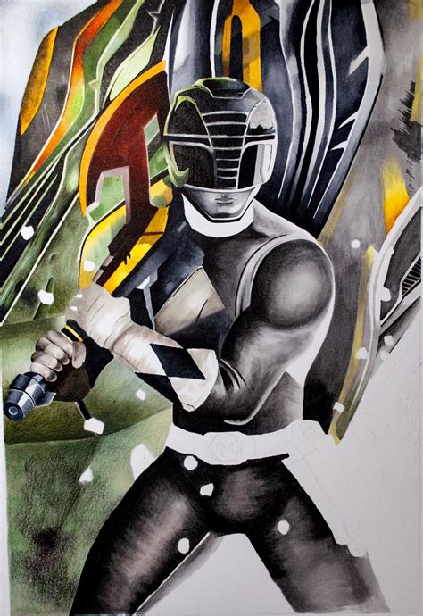 Black Power Ranger Artwork — The Art Gear Guide