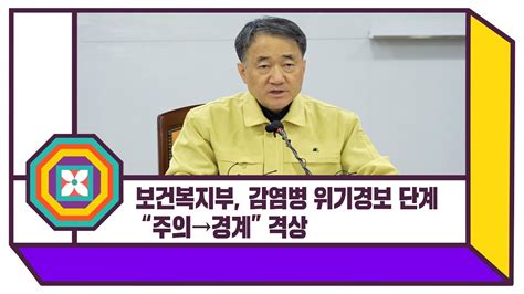 보건복지부 감염병 위기경보 단계 “주의→경계” 격상 Youtube