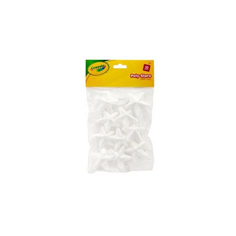 Crayola Polystyrene Stars Pack Of 10