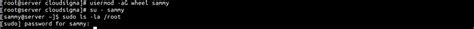Creating A Sudo Enabled User On Centos 8 • Cloudsigma