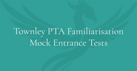 11 Mock Tests Townley Grammar