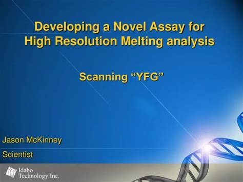 Ppt Developing A Novel Assay For High Resolution Melting Analysis