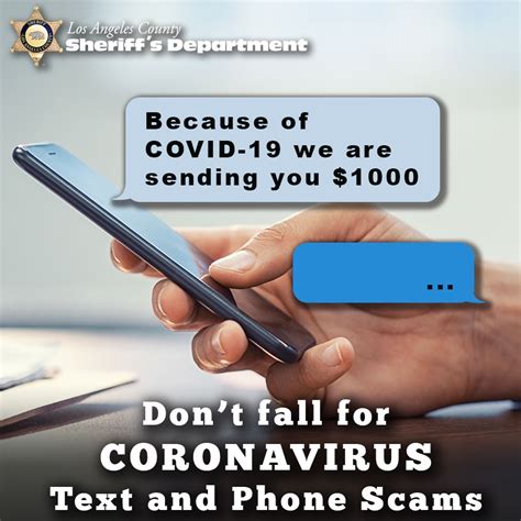 Coronavirus Text And Phone Scams