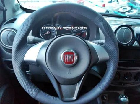 Capa De Volante Costurada Palio Atracttive Linha Grafite Parcelamento Sem Juros