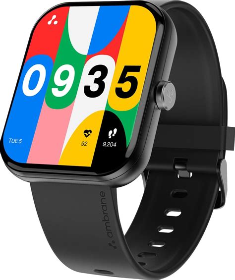 Ambrane Wise Eon Max Smartwatch Price In India Full Specs Review Smartprix