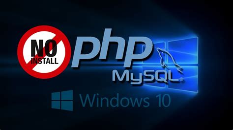 No Install PHP And MySql YouTube