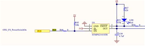 Stm32f401ret6 Developer Board Pump Charge Of Vbus Stmicroelectronics