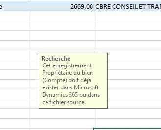 Fenêtre jaune commentaire