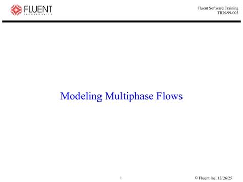 01 Multiphase Flows Fundamental Definitions Pdf
