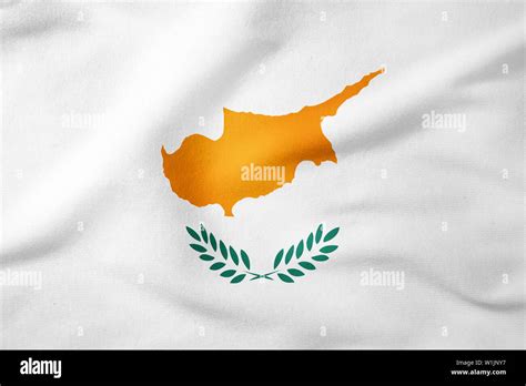 National Flag Of Cyprus Rectangular Shape Patriotic Symbol Stock