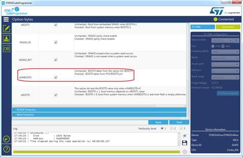 Solved Use Ph3 Pin As Gpio Instead Of Boot0 Stmicroelectronics Community