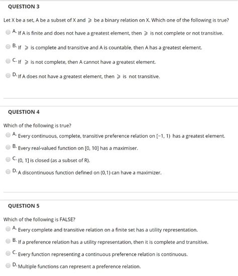 Solved Question 3 Let X Be A Set A Be A Subset Of X And