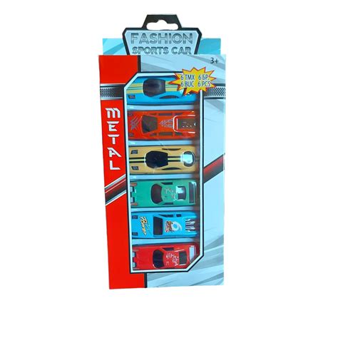 Комплект от 6 коли в различни цветове 7 см Emag Bg