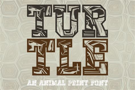 Turtle Font By Wadlen · Creative Fabrica