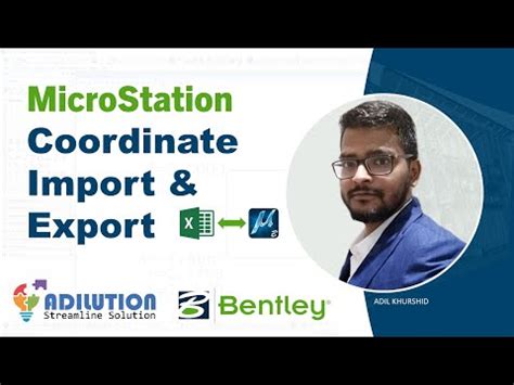 Microstation Coordinates Import Export Youtube