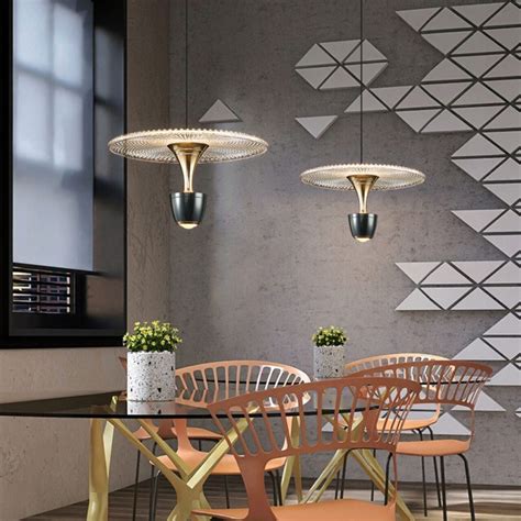 Modern Led Disc Shaped Pendant Lamp Misterlamp Melbourne