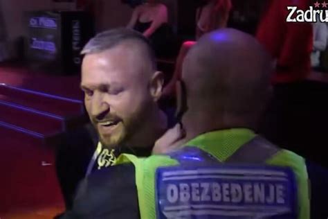 KOLAPS U ZADRUZI Ša se potukao sa OBEZBEĐENJEM IZBAČEN JE NAPOLJE VIDEO