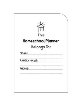 Homeschool Planner 2023 Homeschooling Organized Tracking Pages Tpt