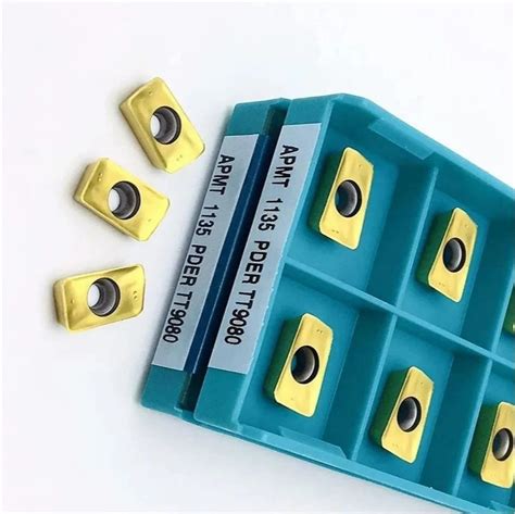 Straight Shank Apkt 1705 Carbide Milling Insert Taegutec For Cnc