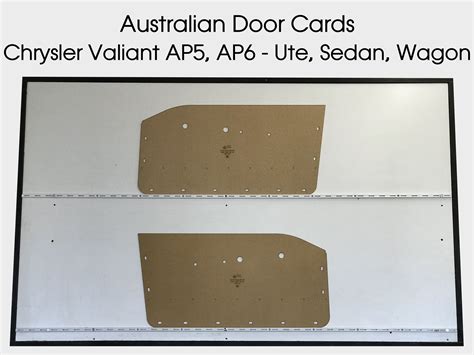 Chrysler Valiant Ap5 Ap6 Door Cards Ute Sedan Wagon Front Doors