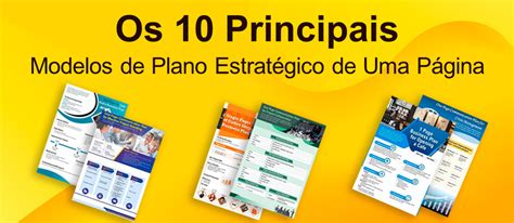 Os 10 principais modelos de plano estratégico exemplos e amostras