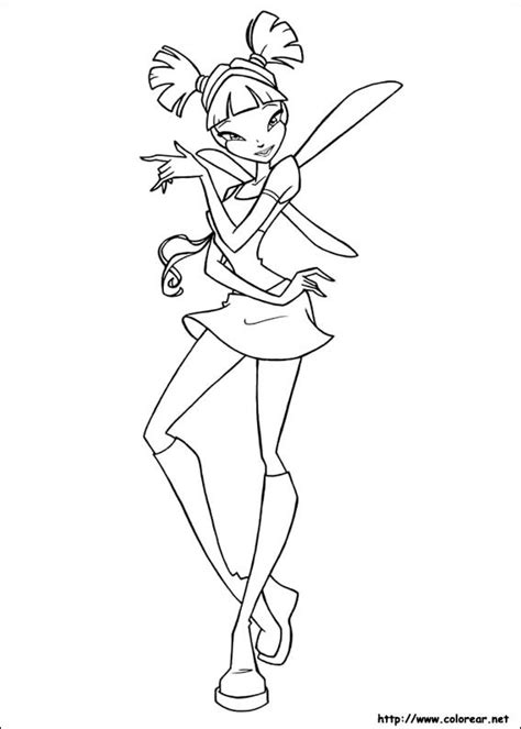 Dibujos Para Colorear De Winx Club