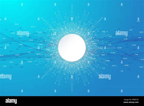 Geometric Graphic Background Molecule And Communication Big Data Complex With Compounds Lines
