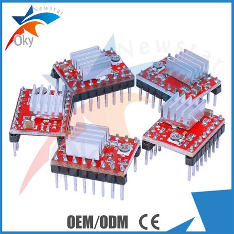 Heatsink Stepstick A4988 Stepper Motor Driver Module For Arduino 3d Priner