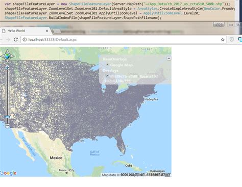 Shapefile Over Google Map Thinkgeo General Questions Thinkgeo Discussion Forums