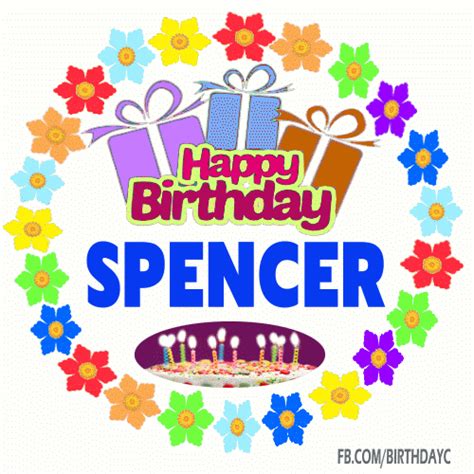 Spencer Happy Birthday Hbdayart