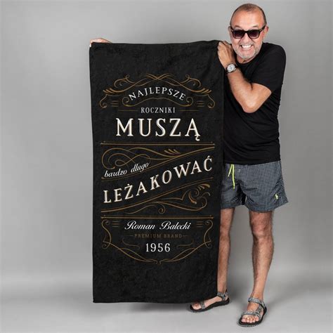 Ręczniki na prezent Ręcznik z napisem zdjęciem Crazyshop 2024