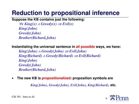ppt inference in first order logic i powerpoint presentation free