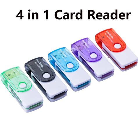 4 In 1 Usb Memory Card Reader Usb 20 To Sd Micro Sd Tf Ms M2 Card