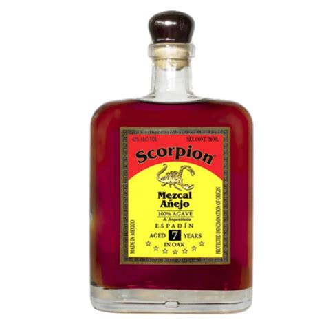 Scorpion Mezcal Espadin 7 Year Single Barrel Anejo Tequila 750ml