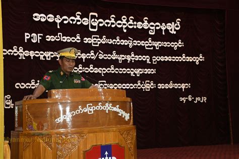 လက်နက် ခဲယမ်းများနှင့်အတူ ဥပဒေဘောင်အတွင်း ဝင်ရောက်လာသော Pdf အဖွဲ့ဝင် ၁၁ဦးအား လက်ခံကြိုဆိုခြင်း