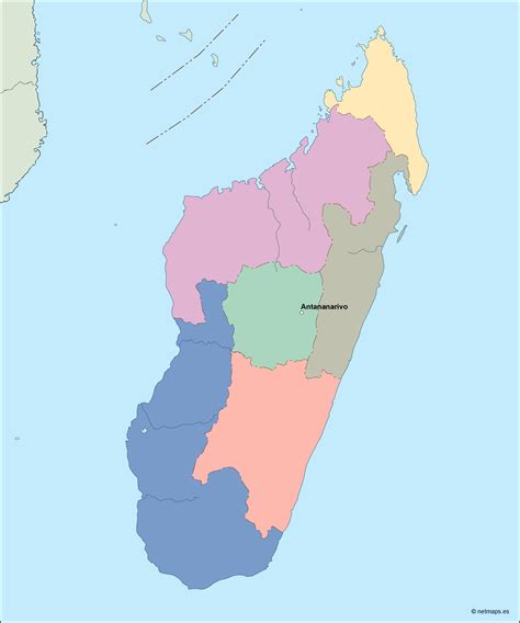 Madagascar Vector Map Digital Digital Maps Netmaps Uk Vector Eps