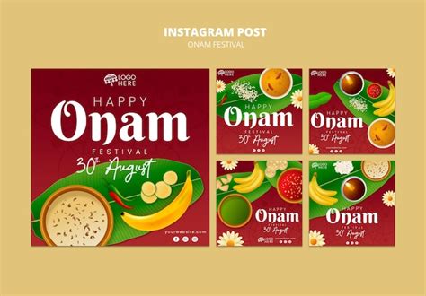 Free Psd Gradient Onam Template Design