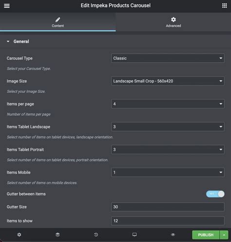 Products Carousel Element In Impeka Elementor Impeka Tutorial
